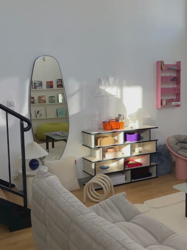 BLOSSHOLM » Opal Mirror Large | 150 x 55 cm - Asymmetrical Shaped